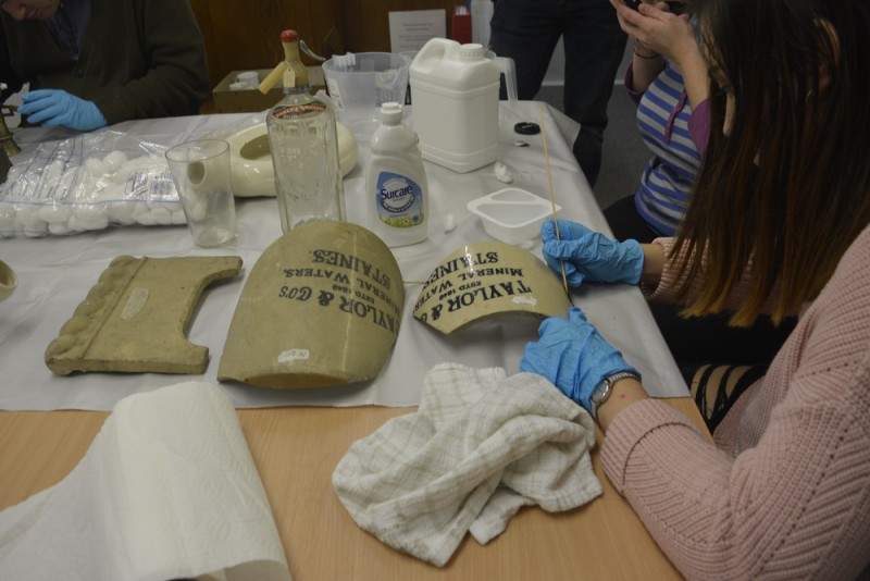 Cleaning Session at the Museum! - Egham Museum