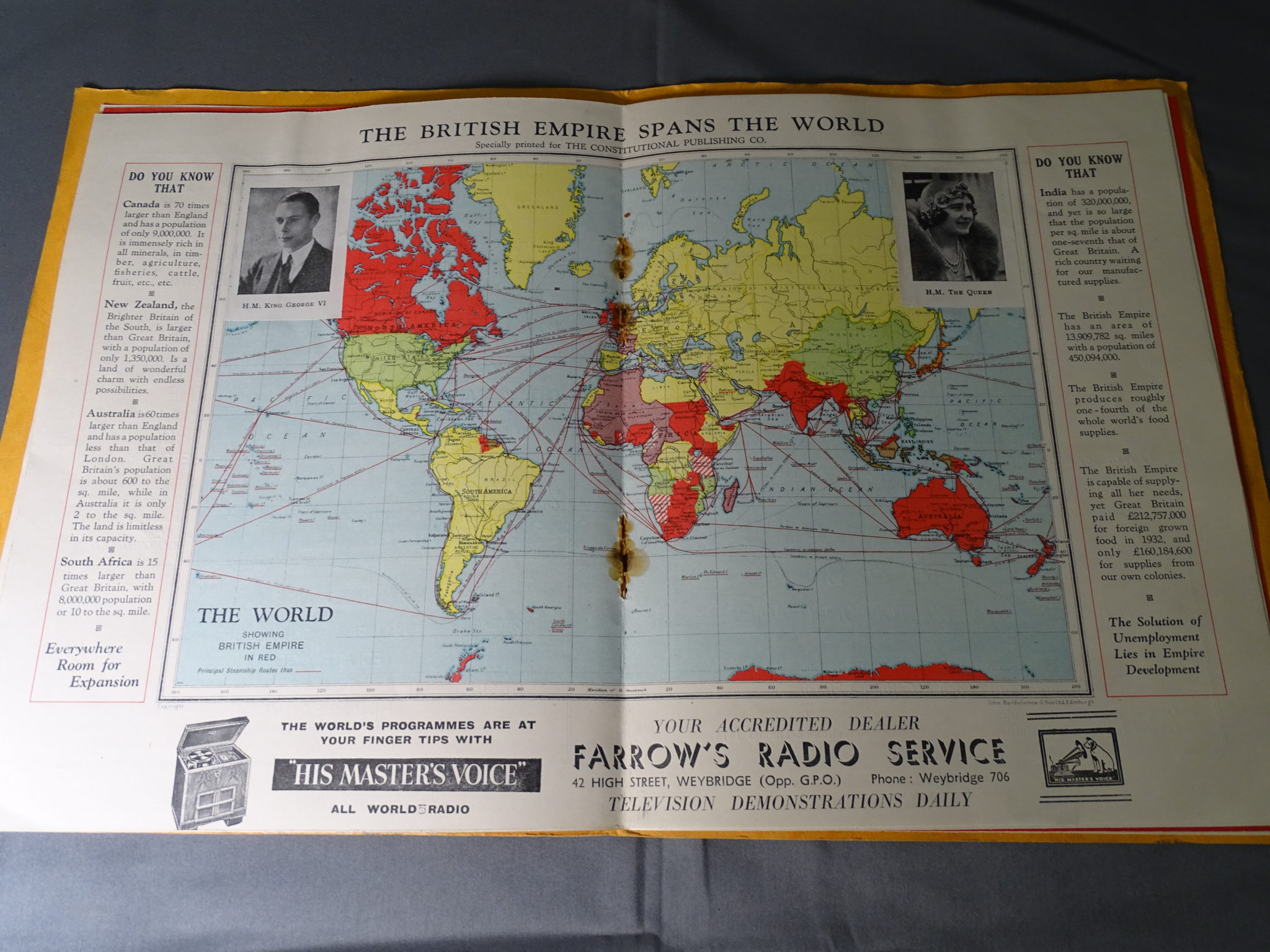 Egham and the Empire: The Map of Empire - Egham Museum